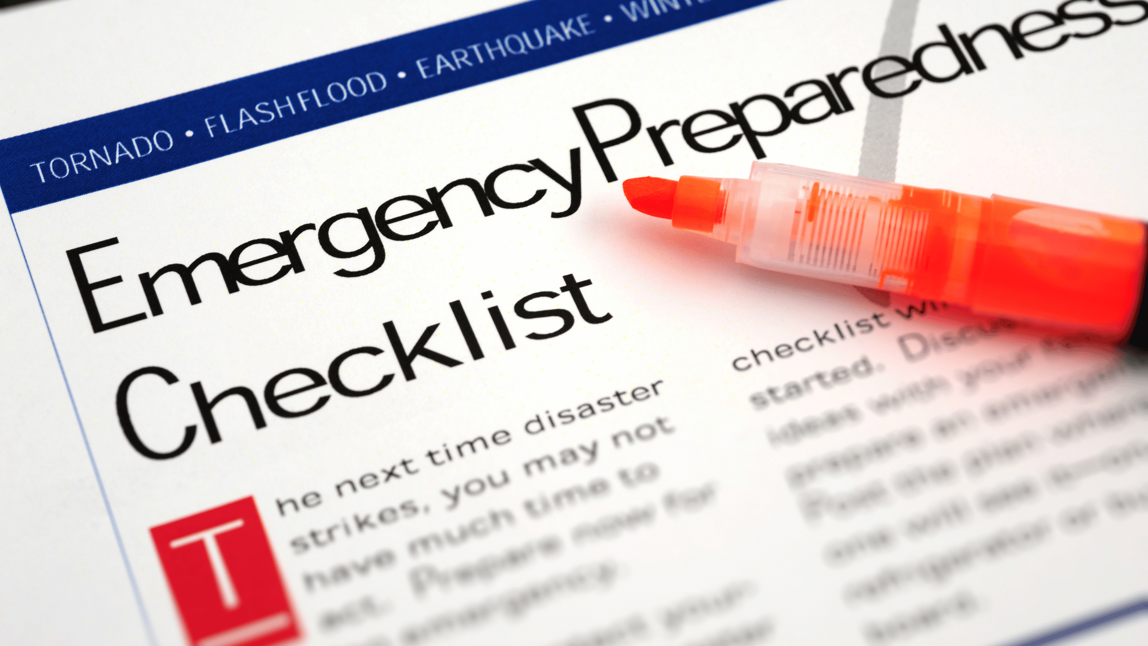 Don't Forget PPE When Preparing for Emergencies