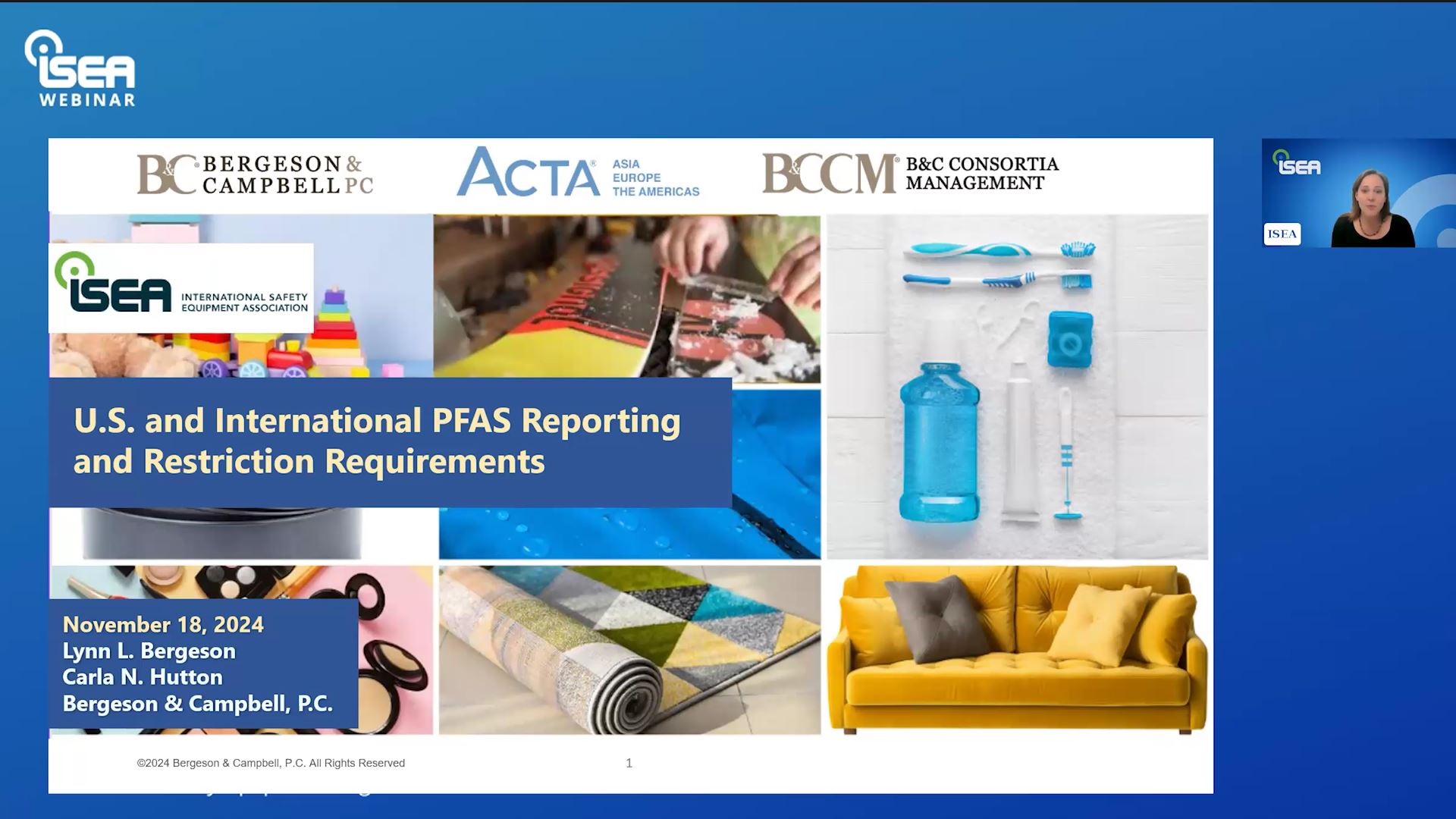 U.S and International PFAS Reporting and Restriction Requirements - ISEA