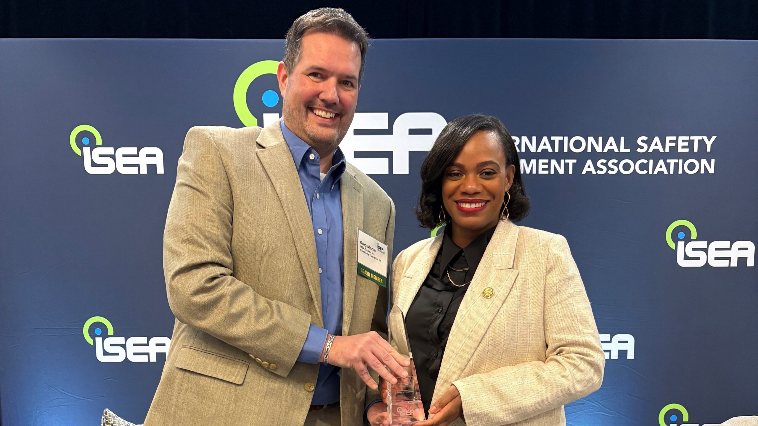 ISEA Presents Legislative Leadership Award to U.S. Representative ...